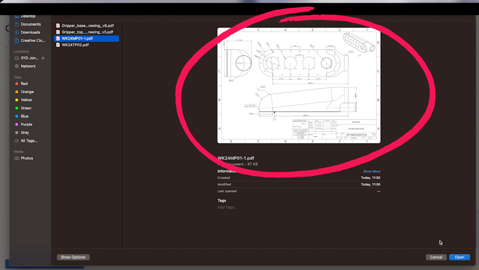 Once you've added the part information you'd like to include, you can ...