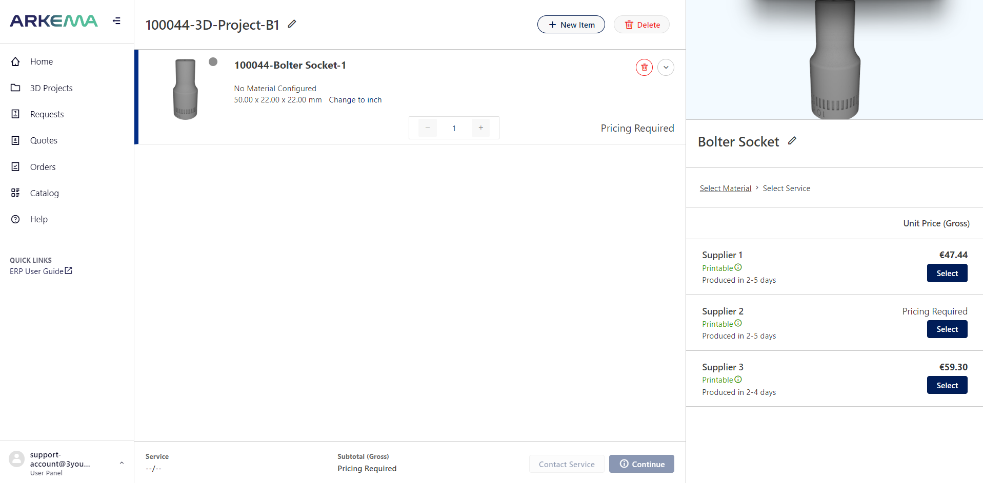 Customers can use the platform to select from Arkema-affiliated ...