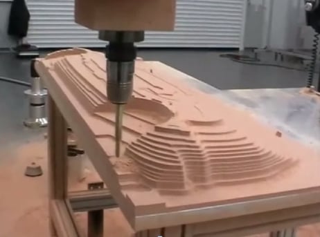 Laser Cut Hotel Landscape & CNC Cut Topography Model - photo from ...