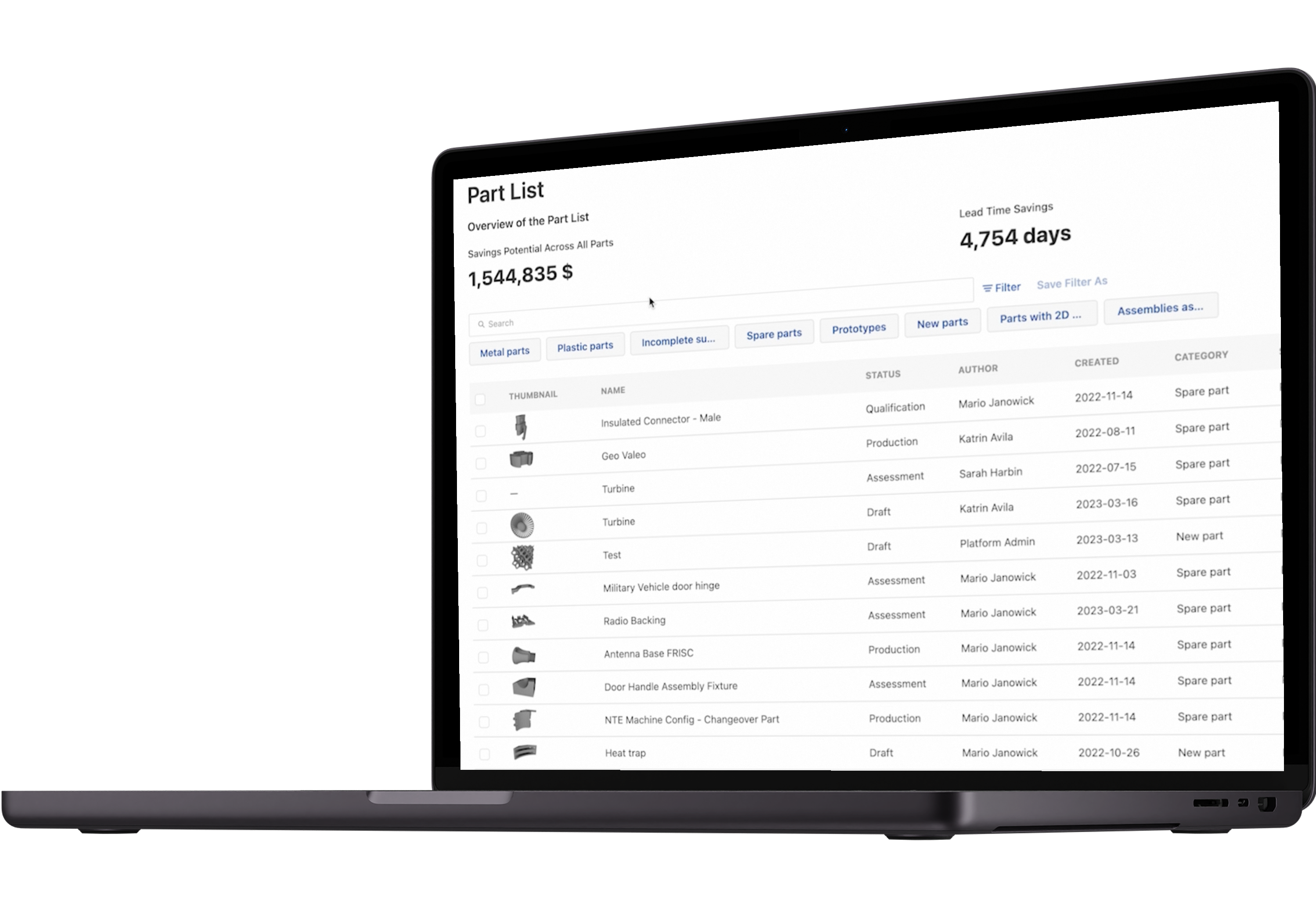 Part Identification supports STL, STEP, .3MF, .zip, and native CAD ...