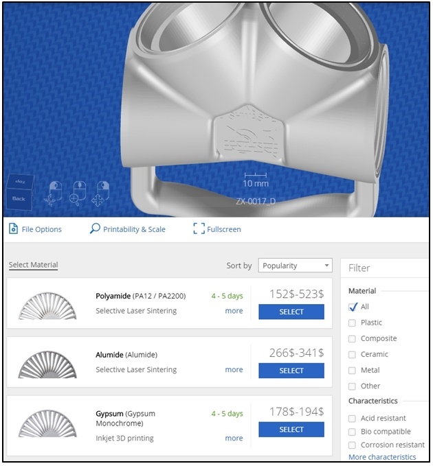 Solid Edge users can use a full range of 3D design features from within ...