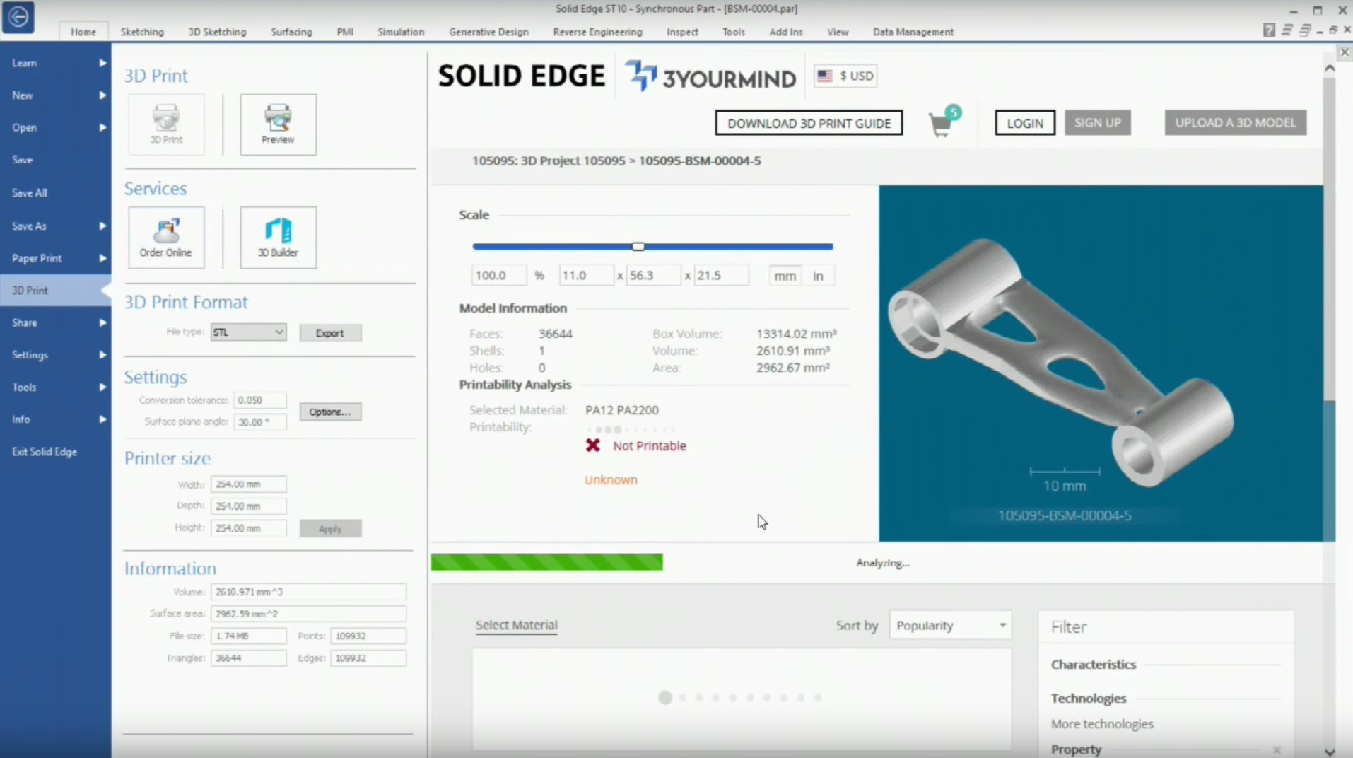 SIEMENS und 3YOURMIND bietet nun eine systemeigene CAD 3D-Druck ...